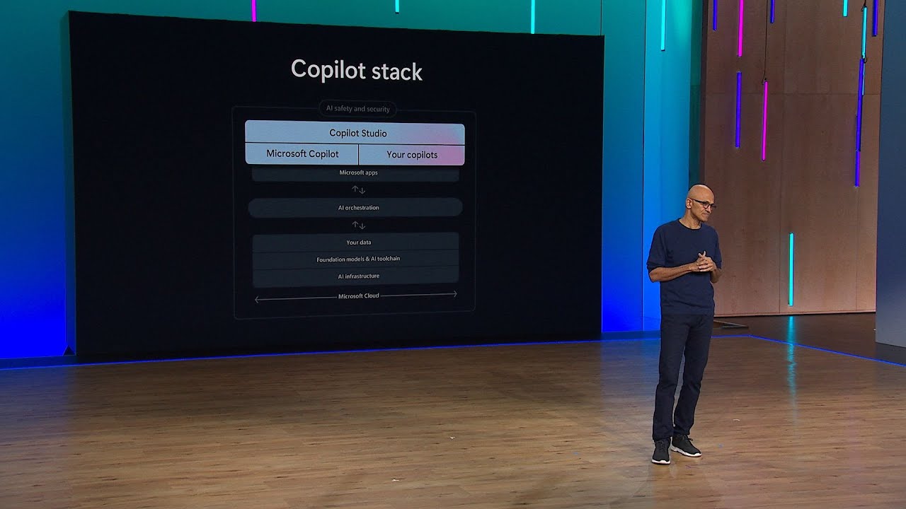 Satya Nadella Unveils Microsoft Copilot at Ignite | Thinking About A.I. Satya Nadella Unveils Microsoft Copilot at Ignite | Thinking About A.I.